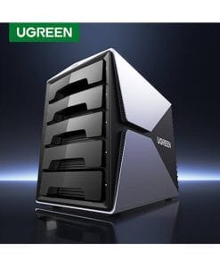 UGREEN HDD Docking Station Hard Disk Storage Array 5 Bay Cabinet 3.5/2. ...