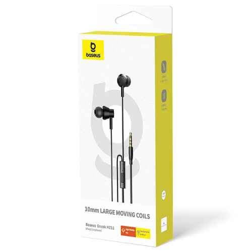 Baseus Encok HZ11 Wired Earphones Sports Wire Control Ulta Low Latency ...