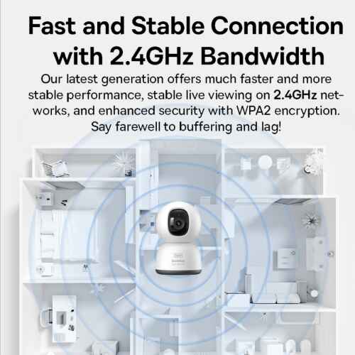 Baseus P1 Lite WiFi IP CCTV Ai Security Camera Full Set With Remote ...