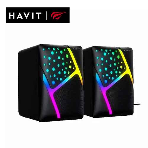 Havit SK763 RGB LED Light Stereo 2.0 USB Speaker – Media Shop BD