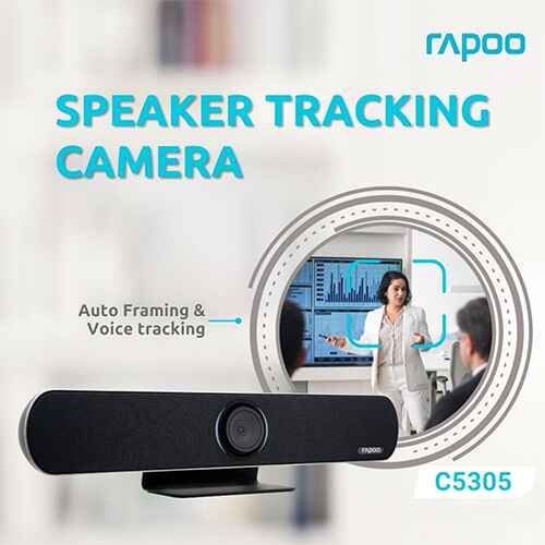 Rapoo C5305 4K UHD High Quality All In One USB Camera Microphone And ...