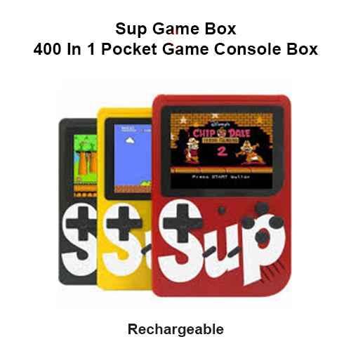 Sup Game Box 400 In 1 Rechargeable Pocket Game Console Box – Media Shop BD