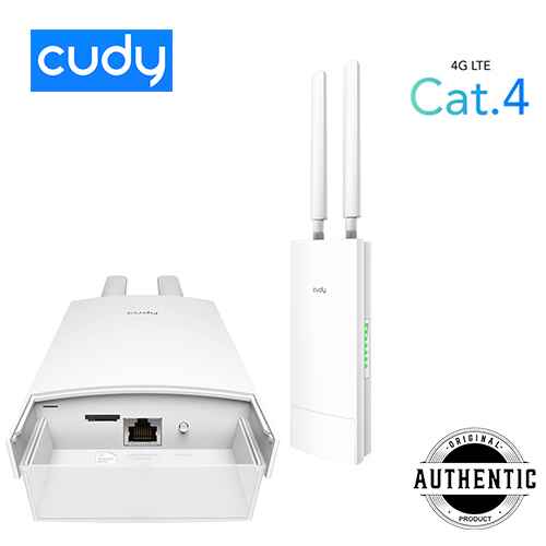 Cudy LT400 Outdoor Waterproof WiFi Router 2 Antenna 4G Cat4 N300 Wi-Fi ...