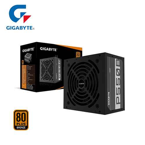 GIGABYTE P550B 550W Power Supply 80 Plus Bronze Certified Reliable Flat ...