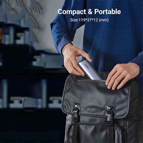 UGREEN CM767 M.2 NVMe SSD Enclosure Adapter Case 10Gbps Speed USB 3.2 Gen2 M-Key NVMe SSD ...