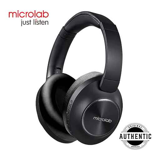 Microlab ANCH10 ANC Bluetooth Headphone Long Battery Life Bluetooth ...