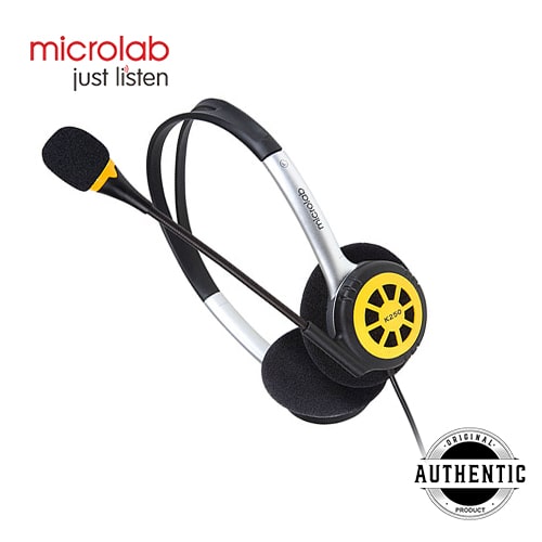 Microlab K250 Supra-Aural Headset 3.5mm Stereo Headphone – Media Shop BD