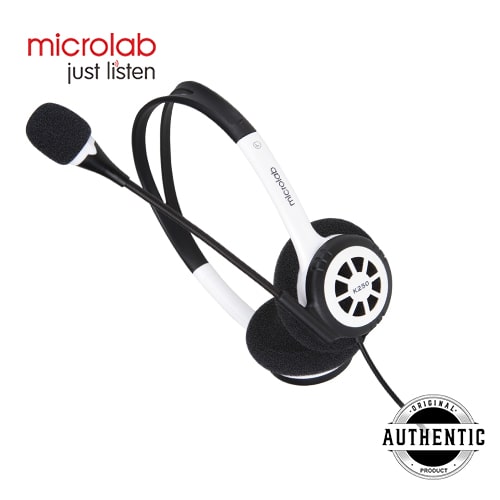 Microlab K250 Supra-Aural Headset 3.5mm Stereo Headphone – Media Shop BD