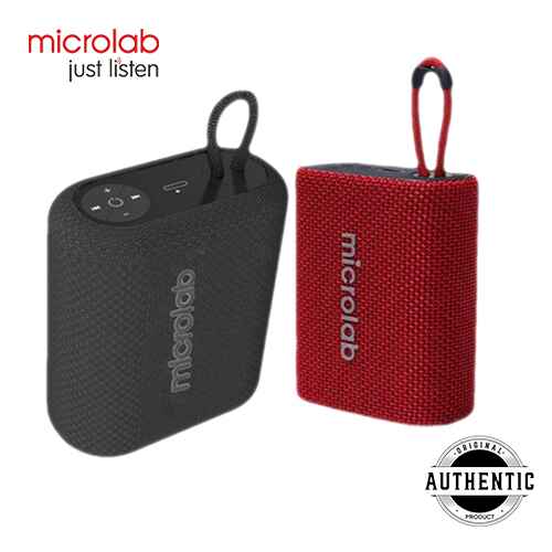 Microlab BP21 Mini Portable Bluetooth Speaker 5 Hours Long Battery Life ...