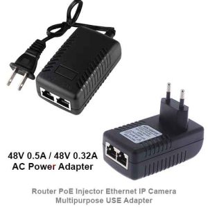 Power Adapter 48V 0.5A PoE Power Supply Adapter For Router PoE Injector ...