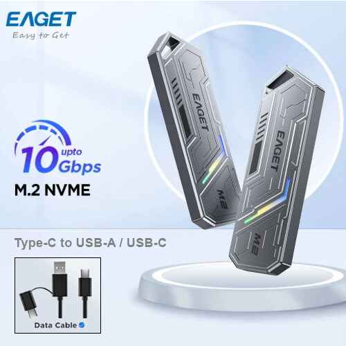EAGET SE960N Mecha Series M.2 NVMe SSD Enclosure Adapter Case With ...