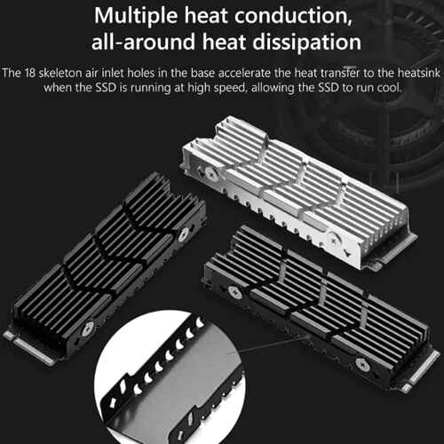 MyGreen M.2 Nvme SSD Heat Sink M.2 SSD Drive Radiator Aluminum Alloy ...